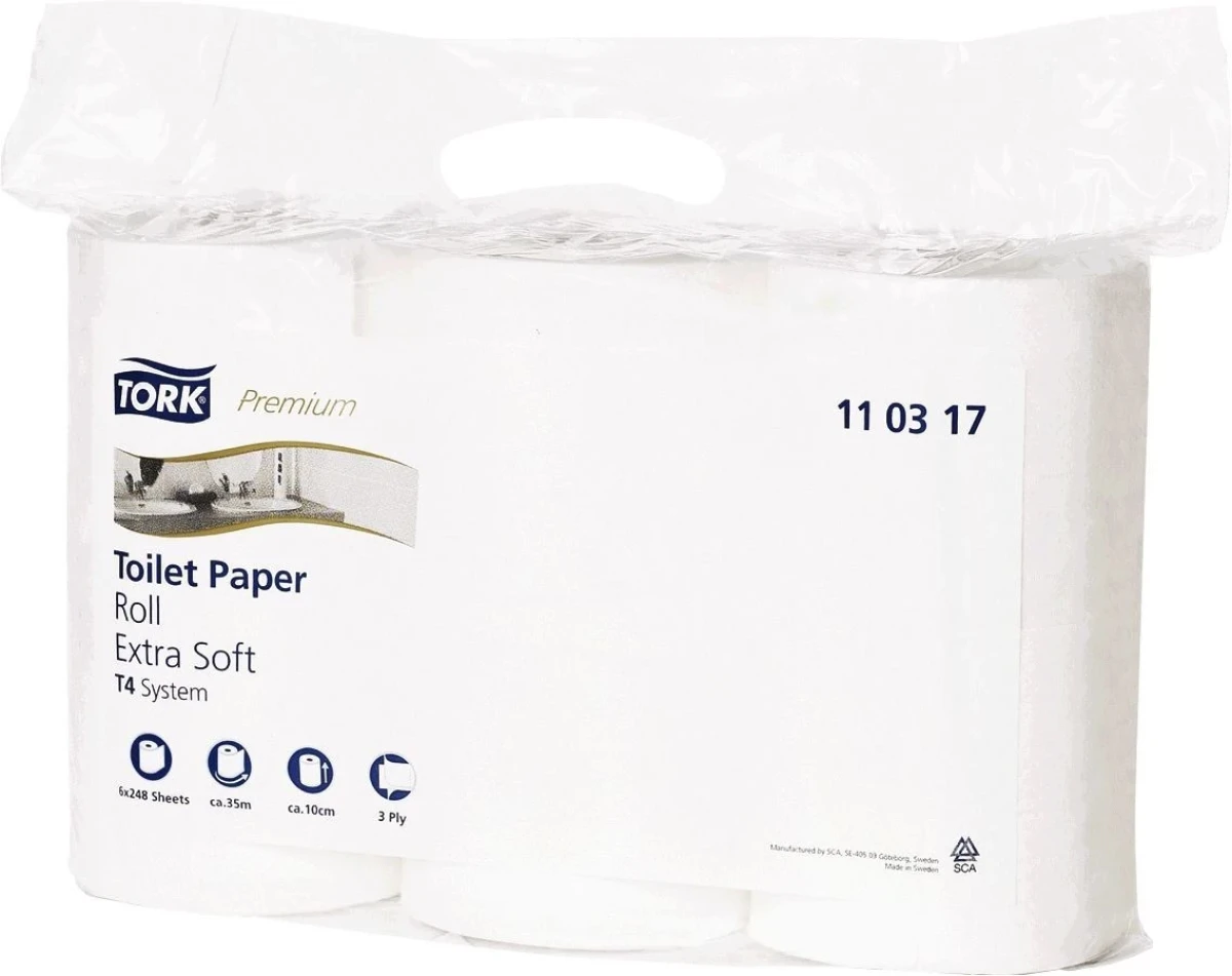 Tork Toalettpapir Premium 3l T4 35m (42) - | Yaha.no
