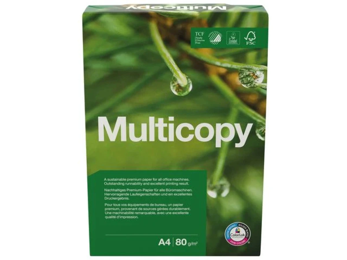 Multicopy Kopipapir Org A4 100g (500) - | Yaha.no