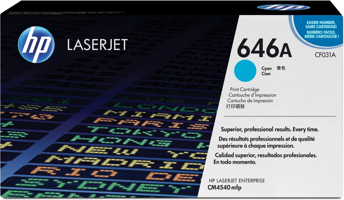 Hp Toner 646a Cyan (12.500 Sider) - | Yaha.no