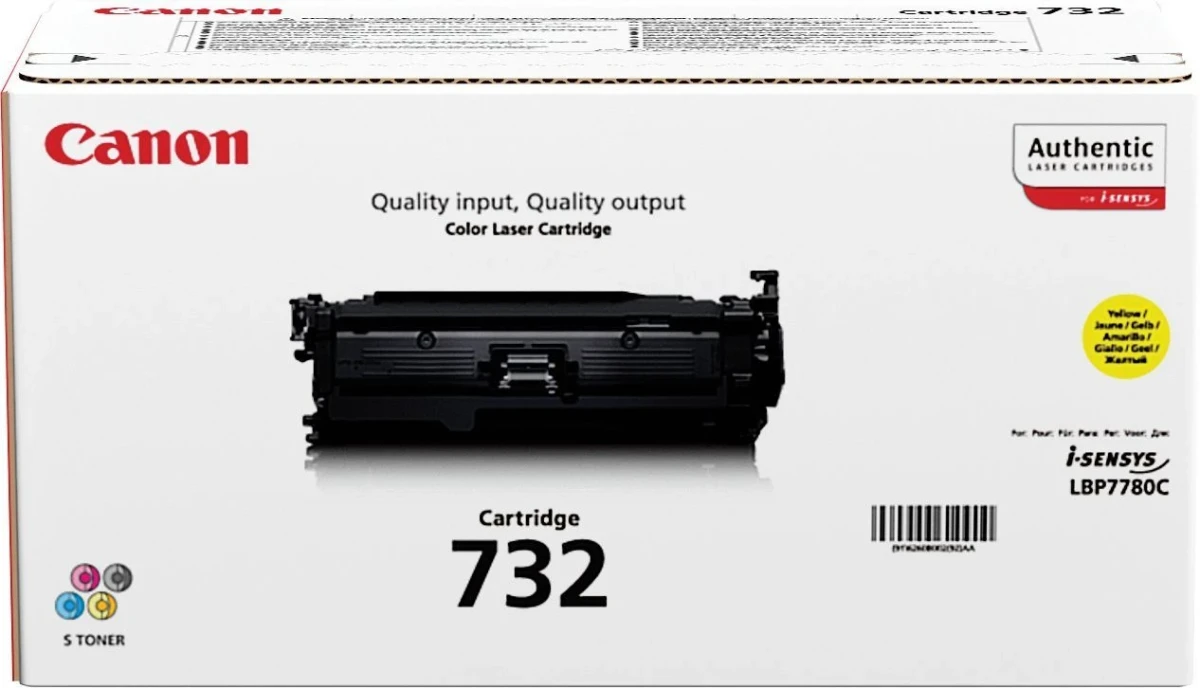 Canon Toner 732 Gul (6.400 Sider) - | Yaha.no