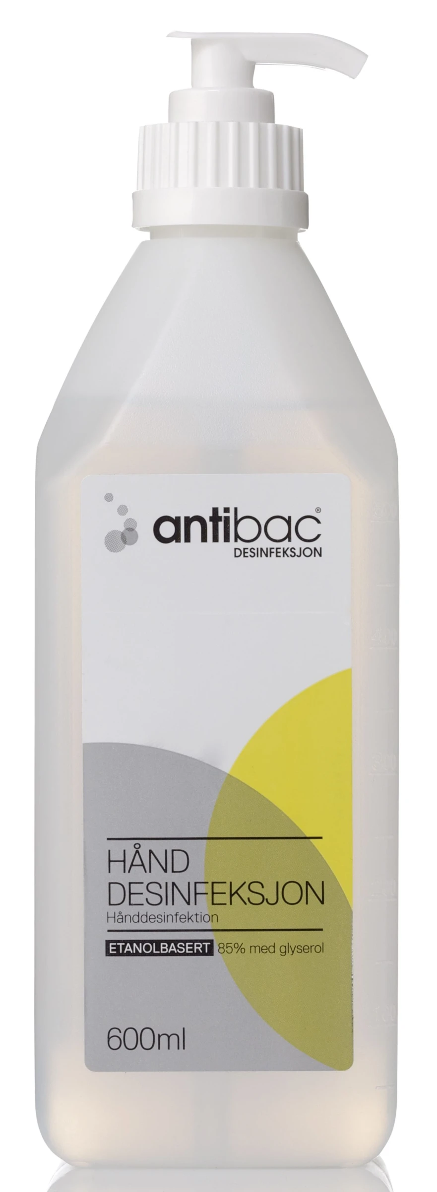 Antibac Hånddesinfeksjon 85% 600ml Pumpe - | Yaha.no