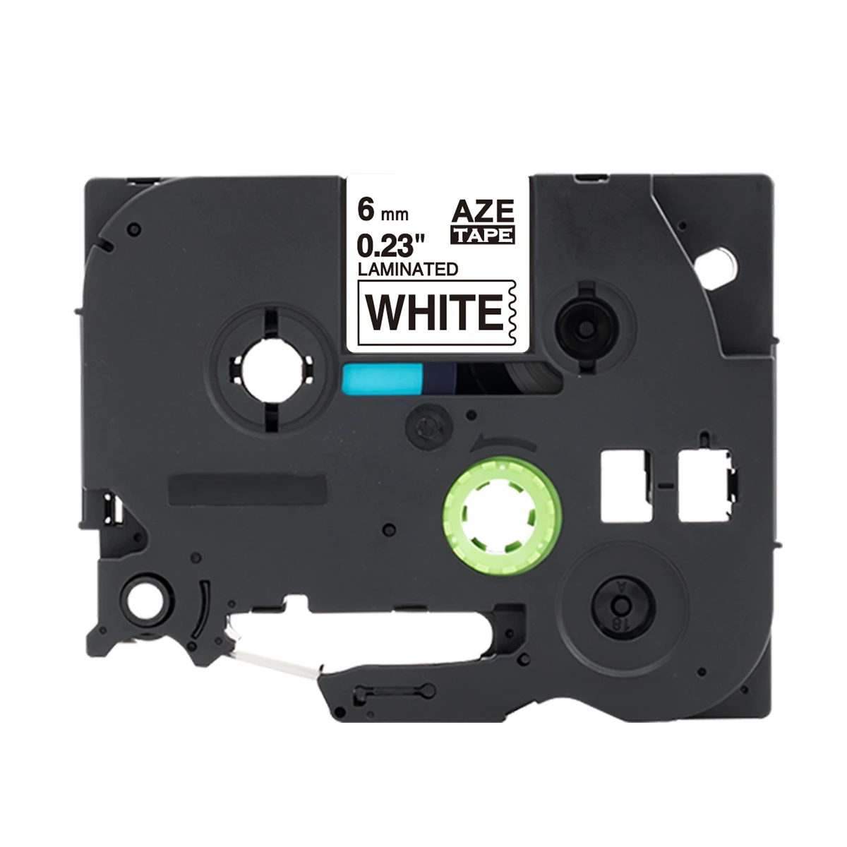 Yaha Tze-211 P-touch Tape Sort På Hvit 6mm (8m), Erstatter Brother Tze ...